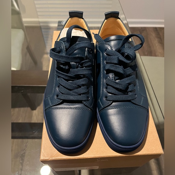 Christian Louboutin | Shoes | Christian Louboutin Leather Junior Flat ...